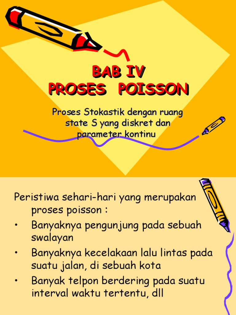 Materi Proses Poisson | PDF | Kajian Bahasa Asing | Sains & Matematika