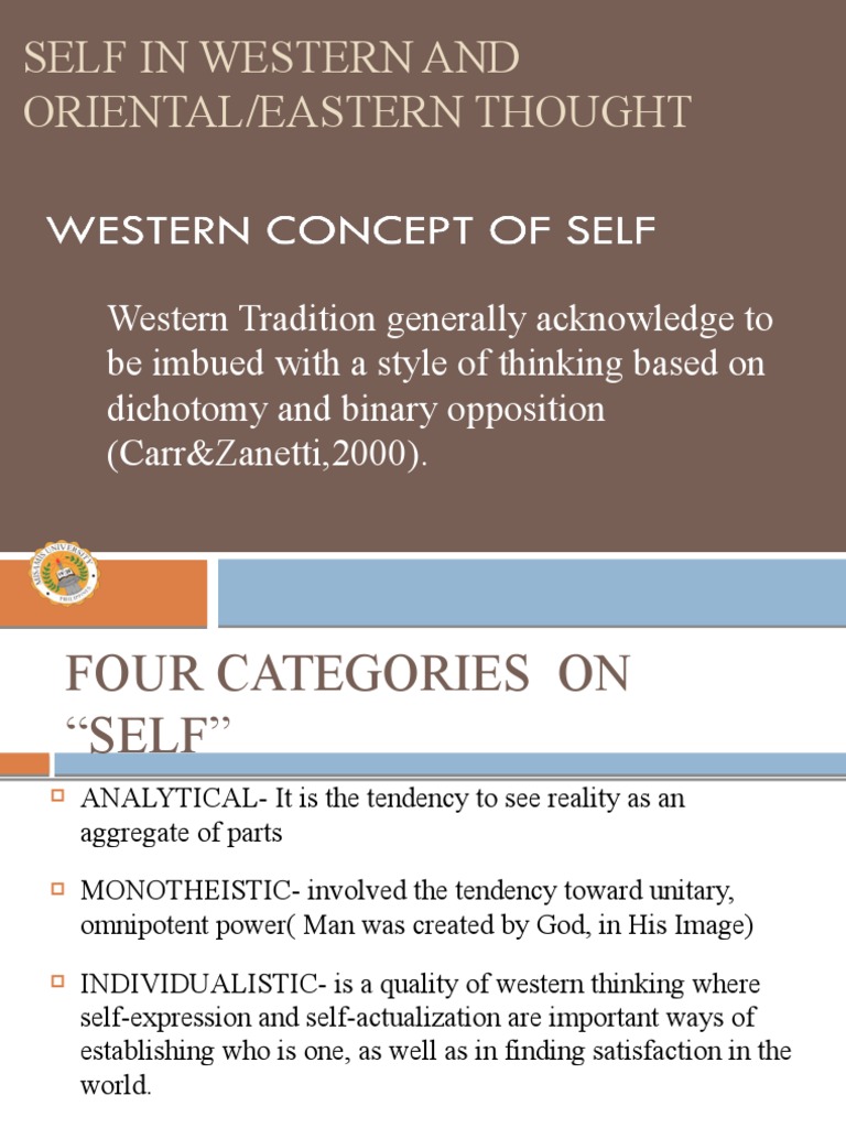 Self in Western and Oriental | Download Free PDF | Self | Individualism