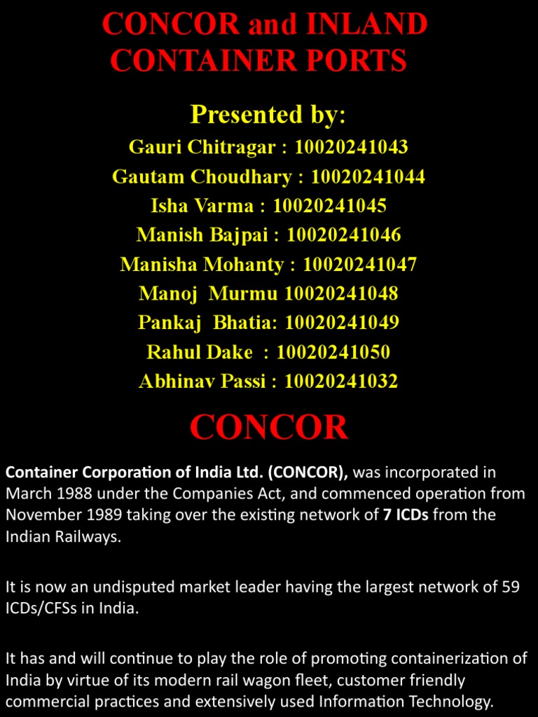 CONCOR | PDF | Cargo | Book Value