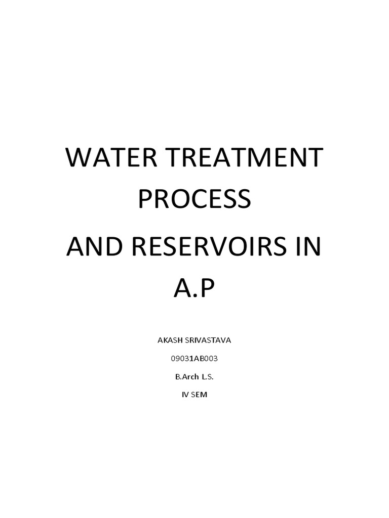 Water Treatment Process | PDF | Nature | Water