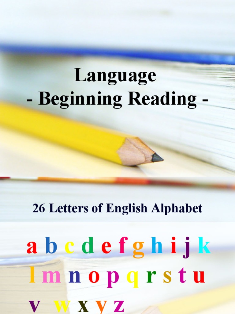 Language - Beginning Reading | PDF | Learning | Phonics