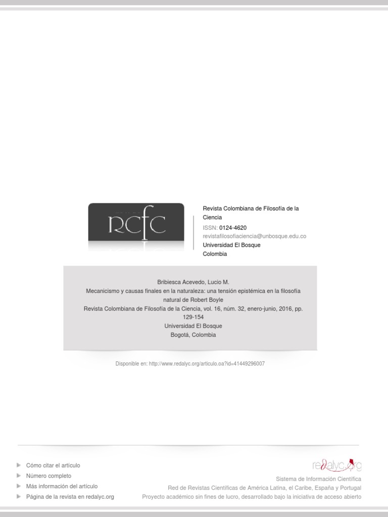 Mecanicismo y Causas Finales en La Naturaleza | PDF | Aristóteles ...