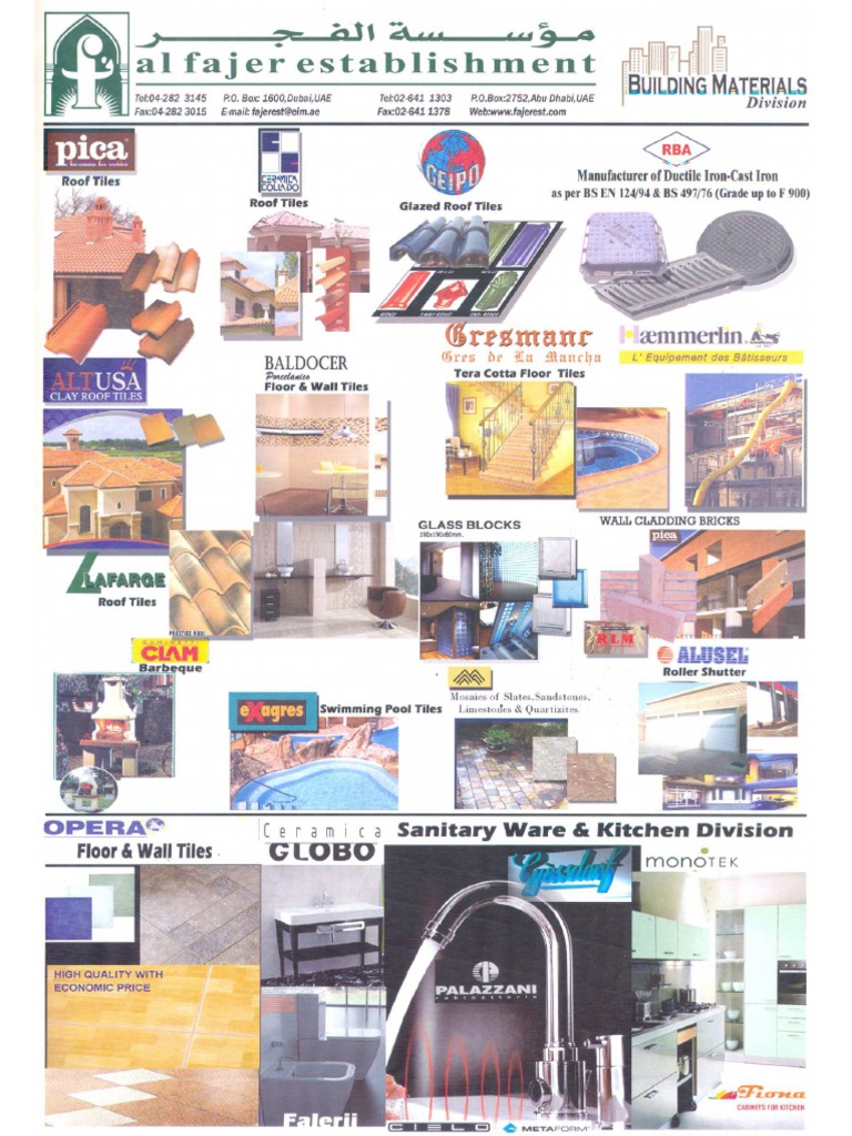 Building Materials Brochure | PDF