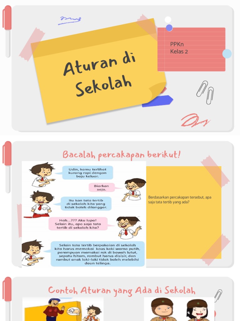 Aturan Di Sekolah | PDF