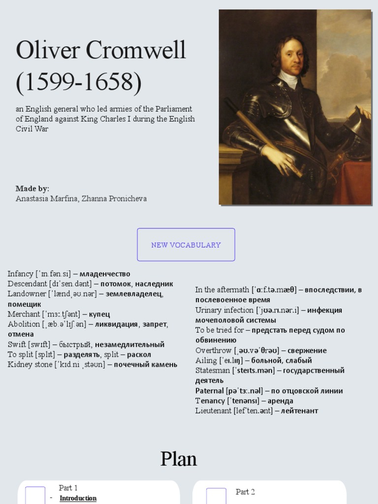 Oliver Cromwell: Life and Legacy | PDF | Oliver Cromwell | Stuart England