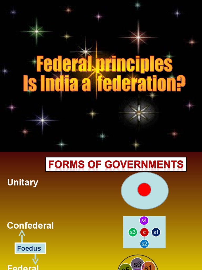 Federation - Is India A Federation | PDF | Supreme Courts | Constitution