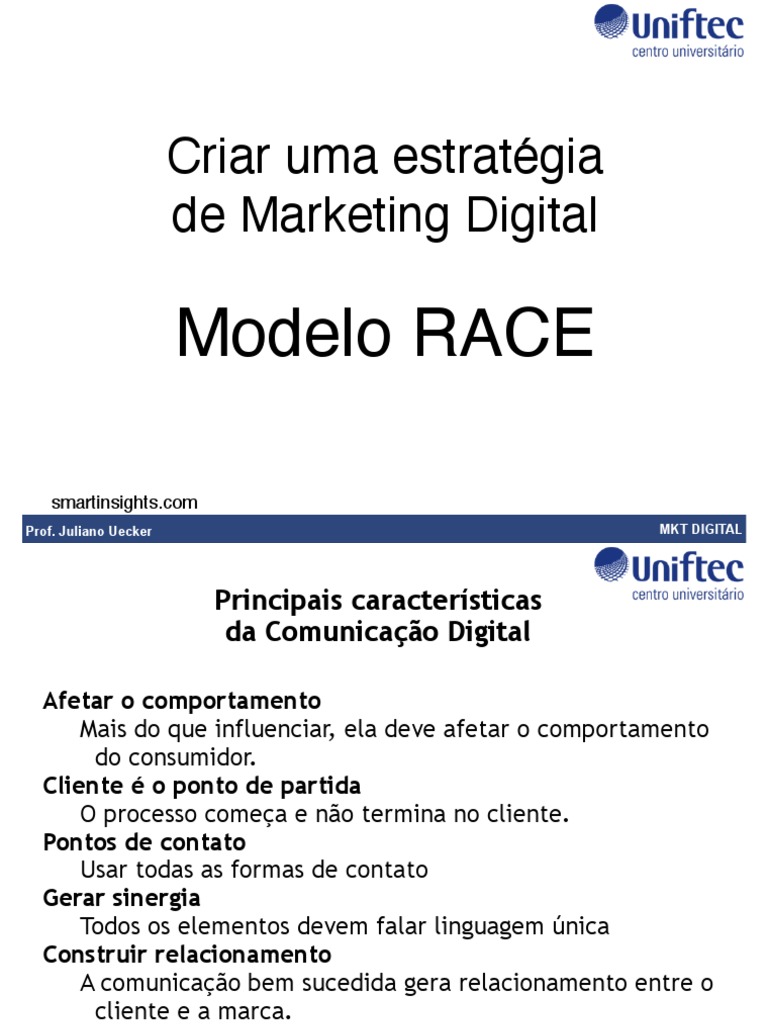 Modelo Race (Arce) | PDF | Marketing | Marketing digital