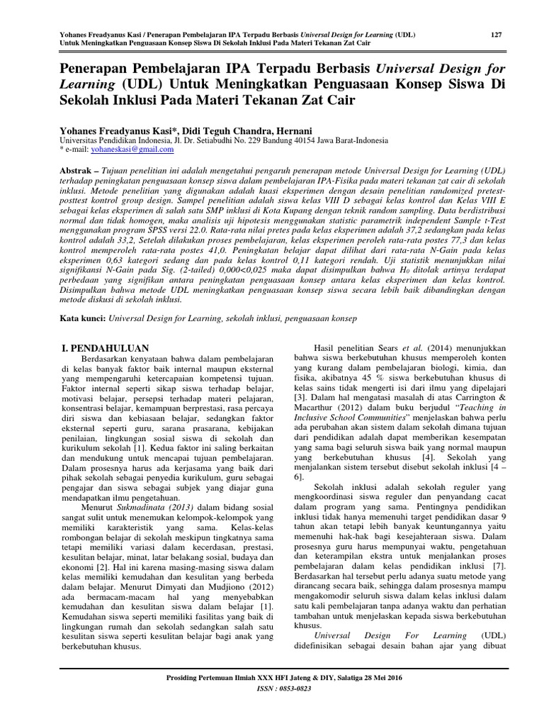 Penerapan Pembelajaran Ipa Terpadu Berbasis Hfi Diy Compress | PDF | Karier & Perkembangan