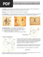 CHAPITRE 6 - Les Engrenages | PDF | Cinématique | Machine