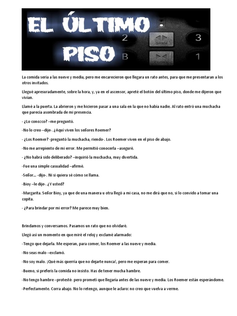 El último piso | PDF