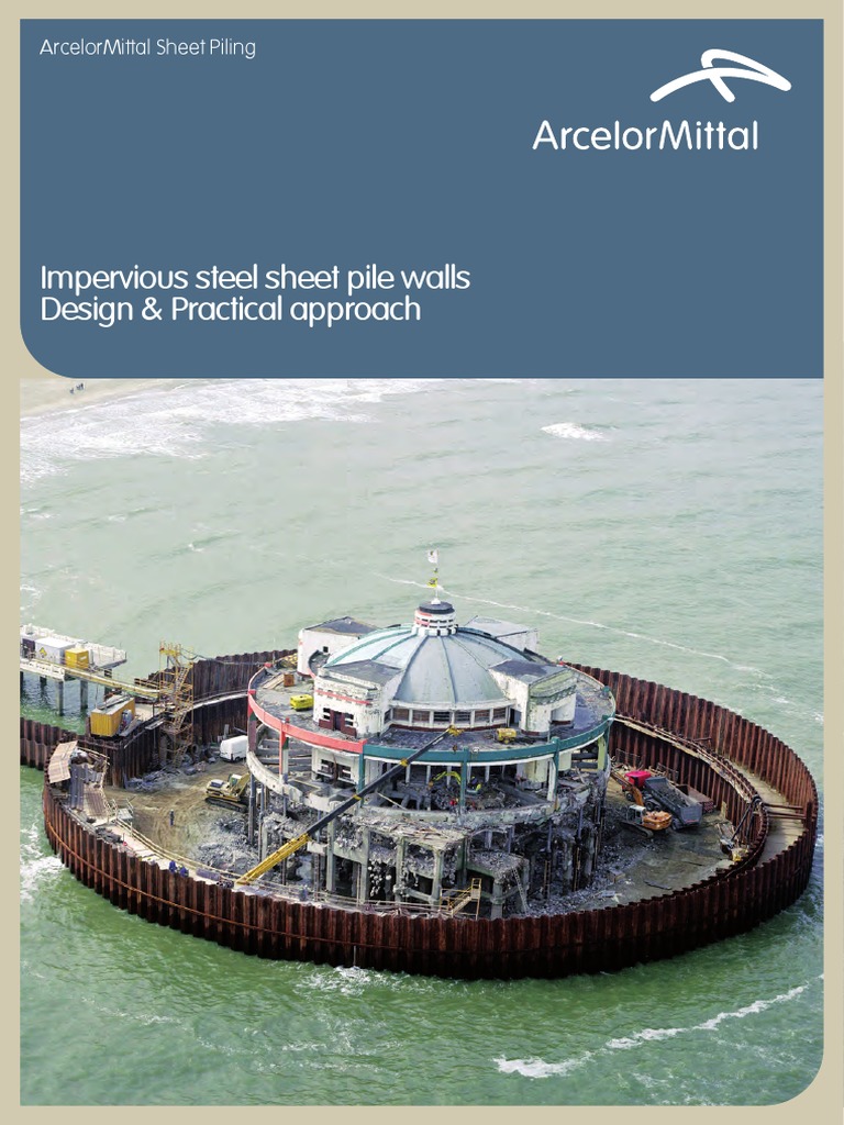 Impervious Steel Sheet Pile Walls Design & Practical Approach | PDF ...