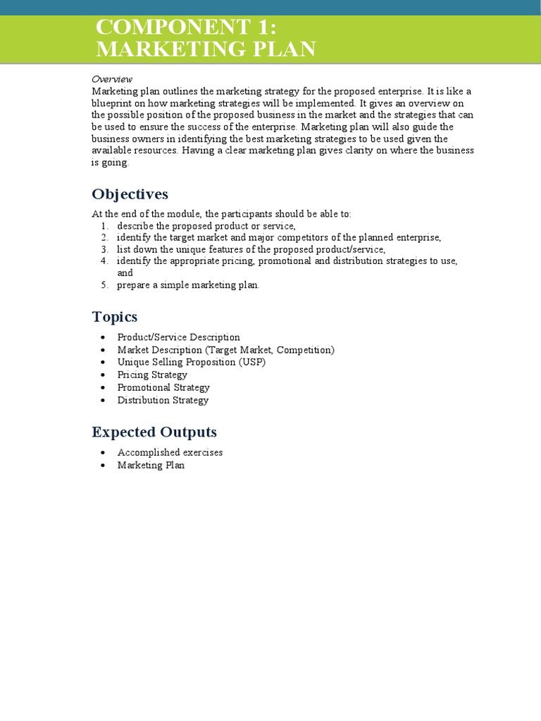 Overview of MARKETING PLAN | PDF | Pricing | Marketing