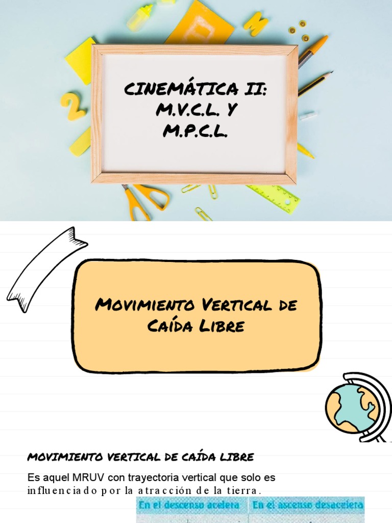Cinemática II - MVCL y MPCL | PDF