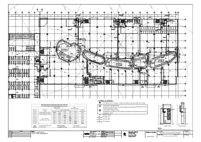 1f Fire Hydrant & Drencher Piping Layout-1f | PDF