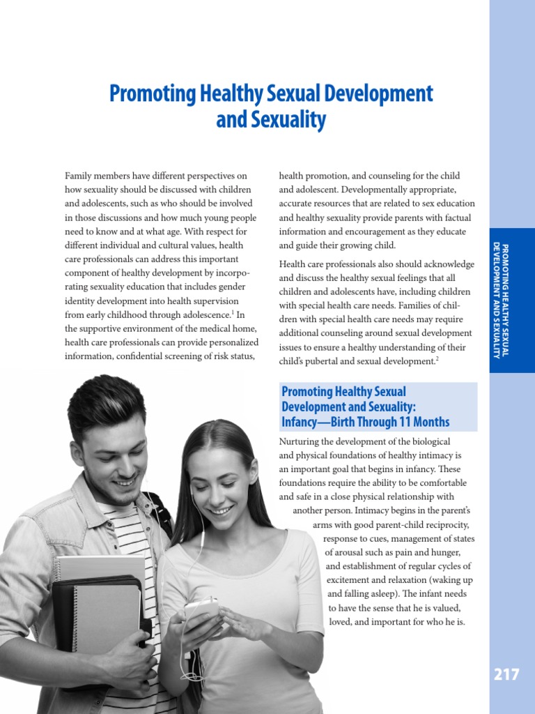 Promoting Healthy Sexual Development and Sexuality | PDF | Adolescence ...