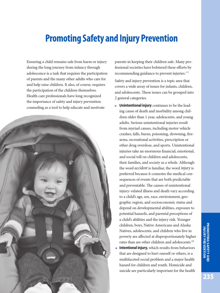 Child Safety and Injury Prevention Guide | PDF | Infant Mortality ...