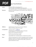 Pelli-Robson & ETDRS Score Sheet & Instructions | PDF | Vision | Senses