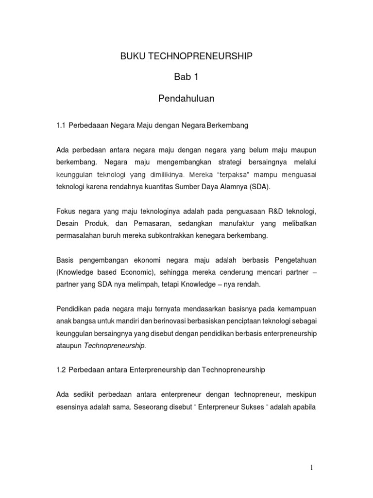 Technopreneurship 1-2 | PDF