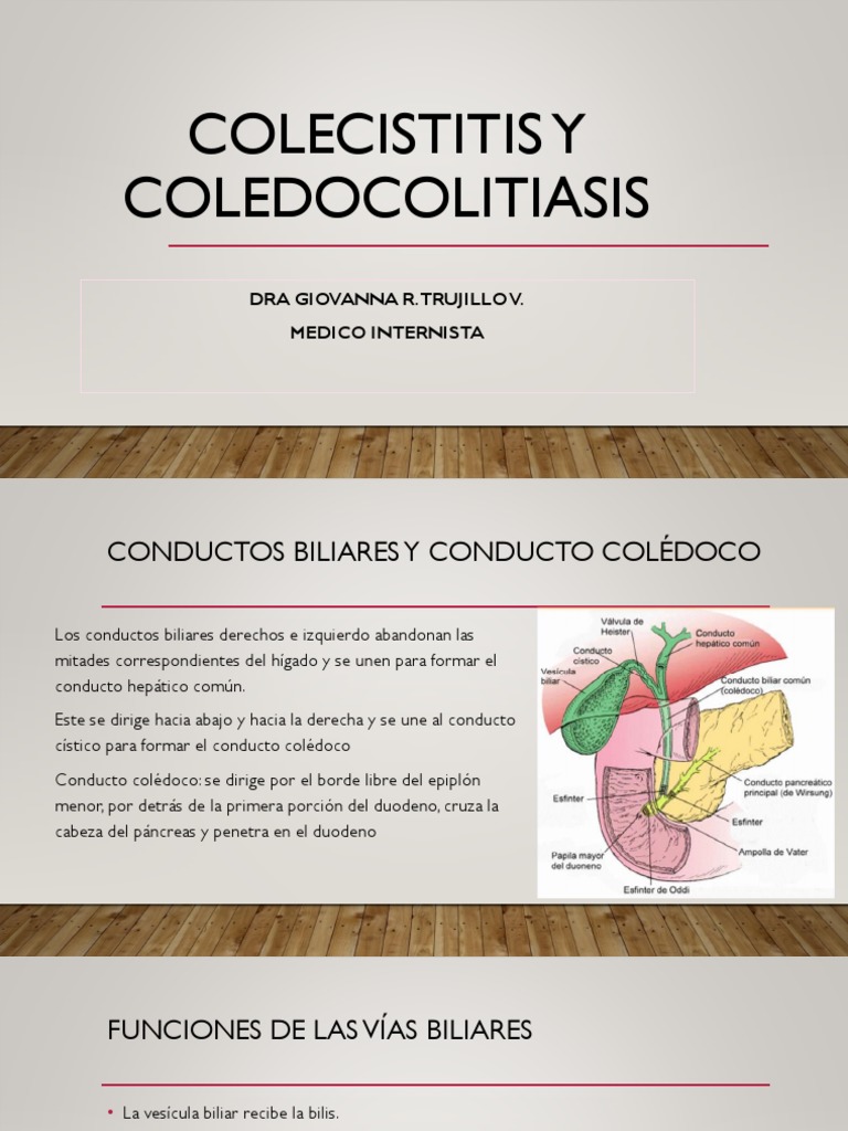 Colecistitis - Coledocolitiasis | PDF | Vesícula biliar | Enfermedades ...