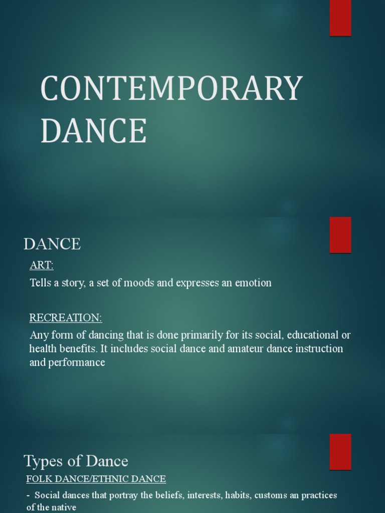 Contemporary Dance Pdf