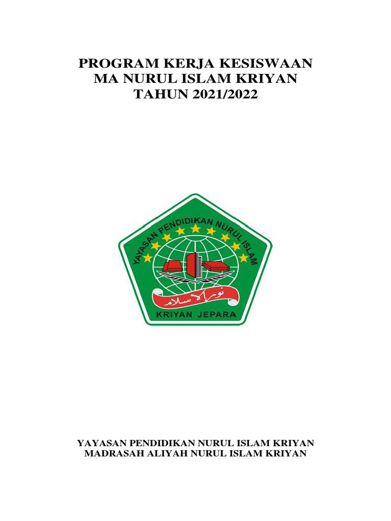 Program Kerja Wakasis. | PDF