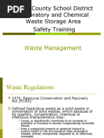 Description of Existing Waste Management Plan Etc. | PDF