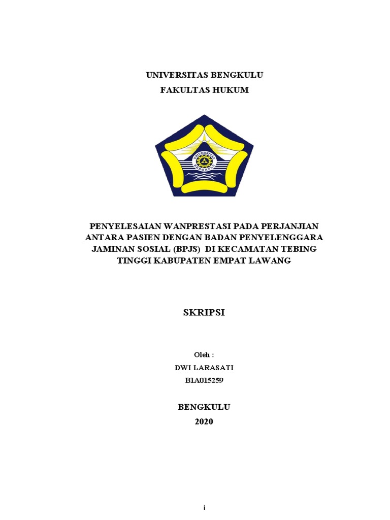 Cover Skripsi Laras Fix | PDF