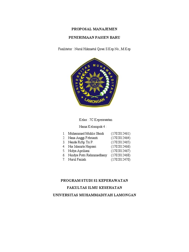 Final Proposal Roleplay - 7C - Penerimaan Pasien Baru | PDF