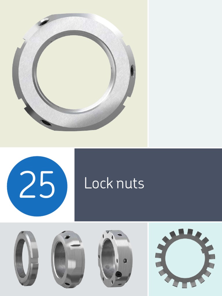 SKF 2017 Lock Nuts | PDF | Nut (Hardware) | Screw