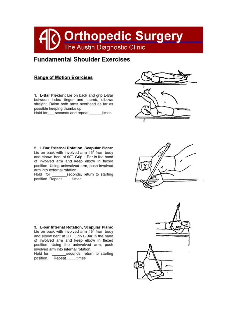 Fundamental Shoulder Exercises Crum | PDF | Anatomical Terms Of Motion ...