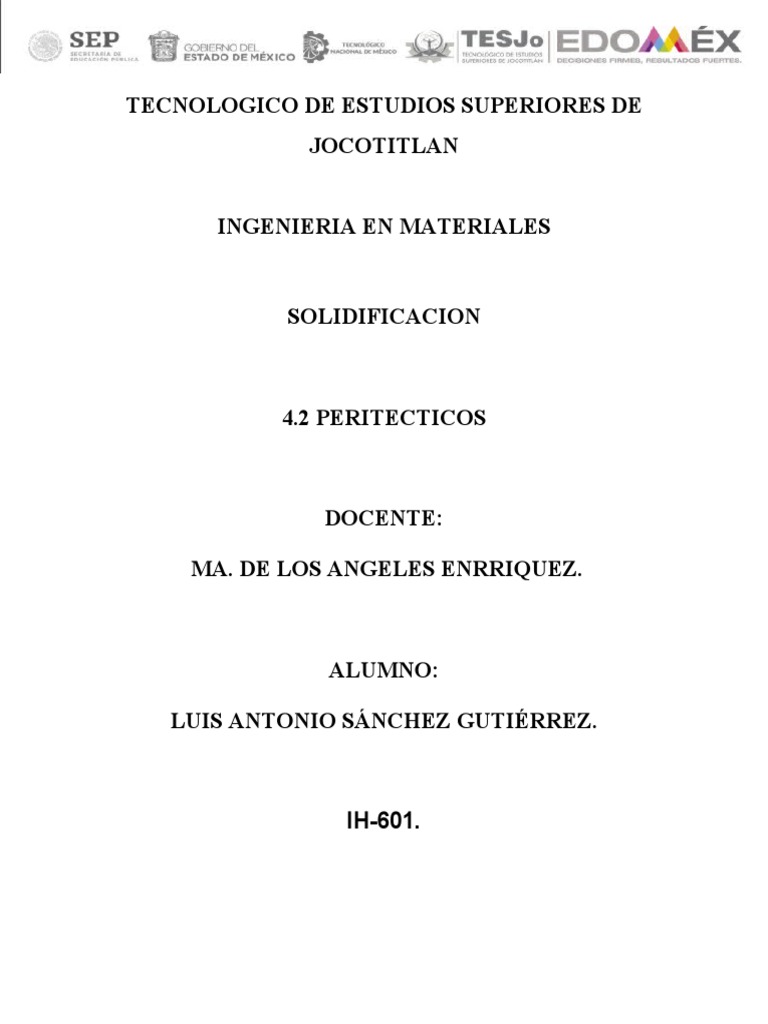 4.2 Peritecticos | PDF