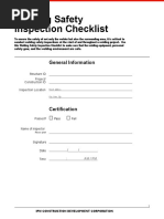 Gas Cutting Cylinders Set Inspection Checklist | PDF | Gas Technologies ...