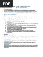 IB MYP Year 5 PCUP 24-25 | PDF | Well Being | Design