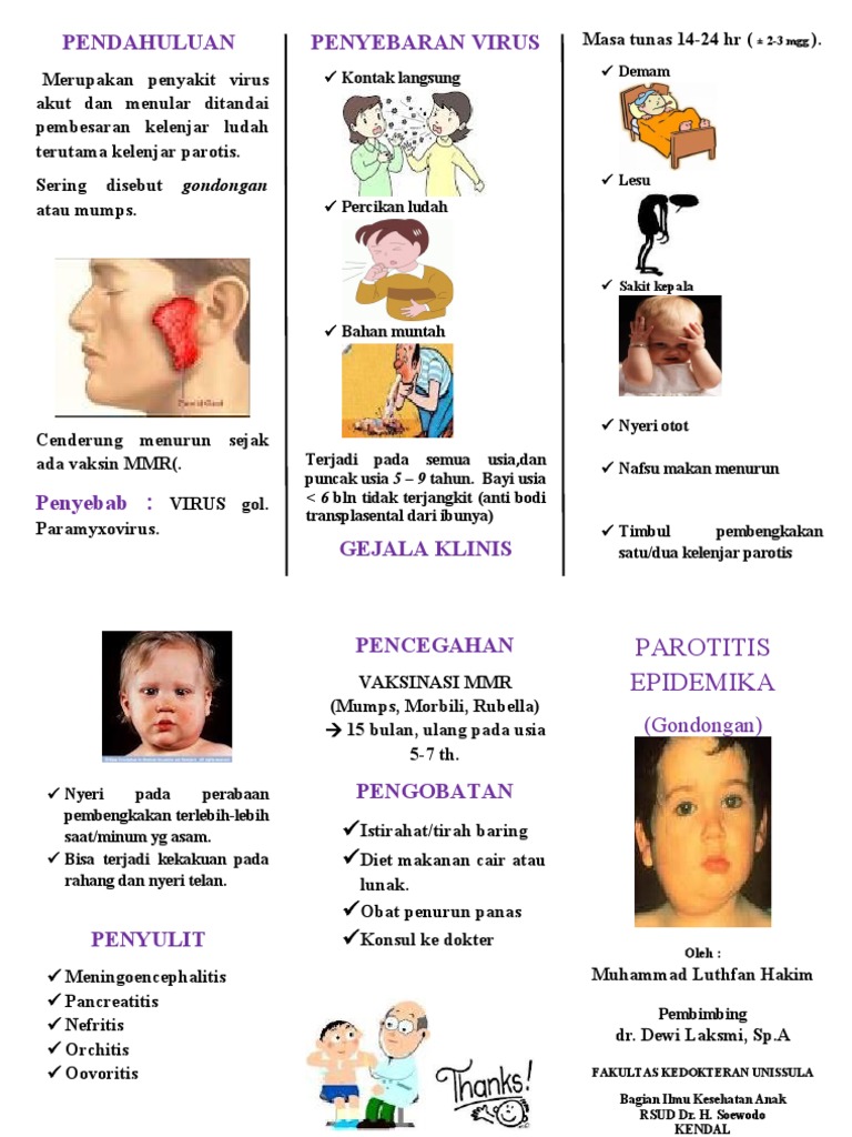 Penyuluhan - Parotitis Epidemika | PDF