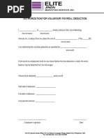 ATD-Form For Final Pay | PDF