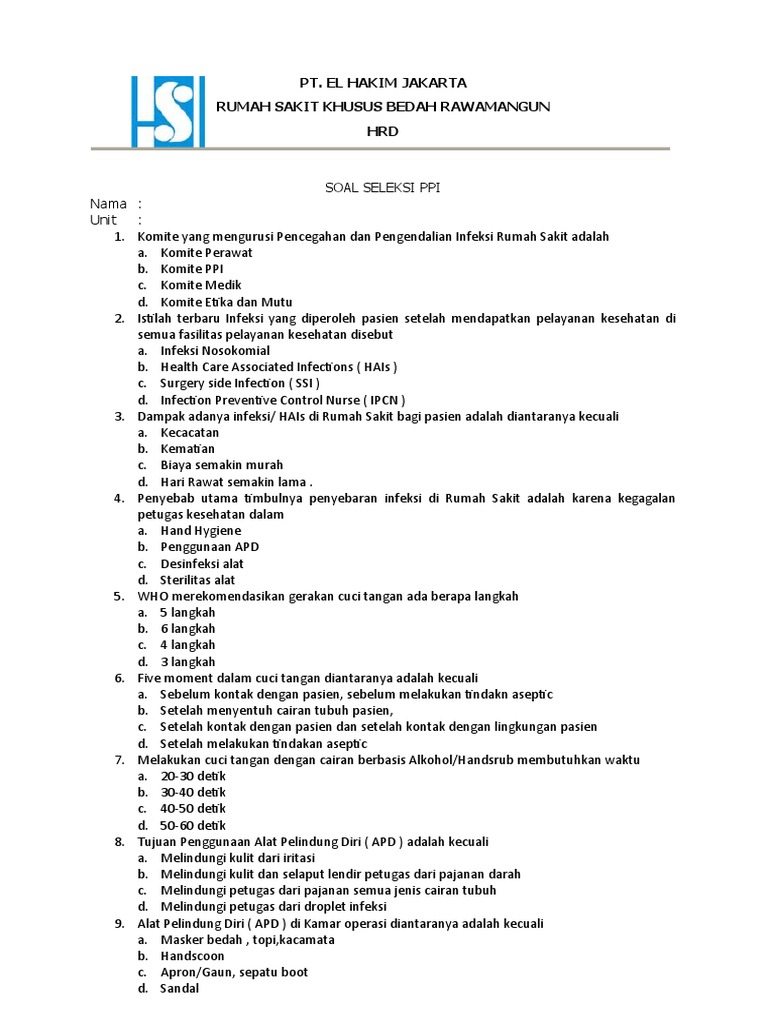Soal PPI | PDF