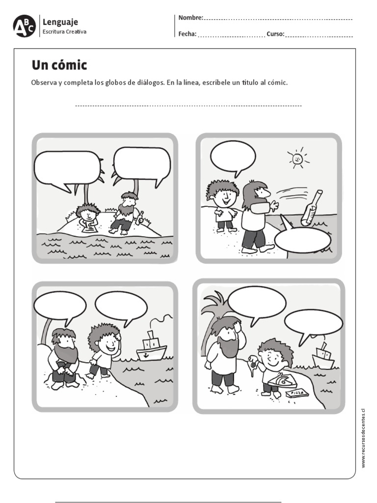 Leng - Escritura - Creativa - El Cómic | PDF