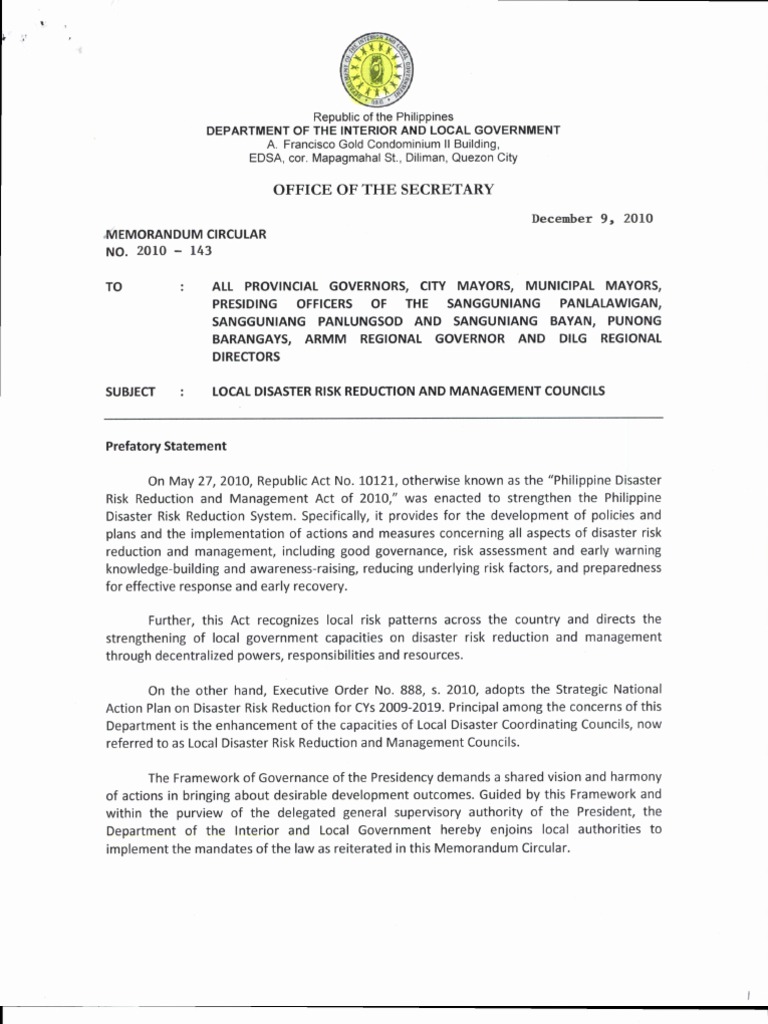 LDRRMC | PDF | Disaster Risk Reduction | Risk Management