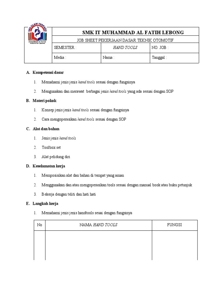 01 Jobsheet Pdo | PDF | Seni