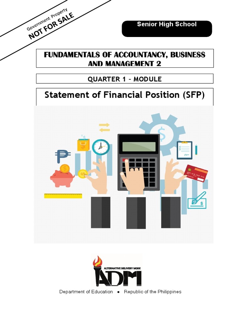 FABM2 - Q1 - Module 1 - Statement of Financial Position | PDF | Balance ...