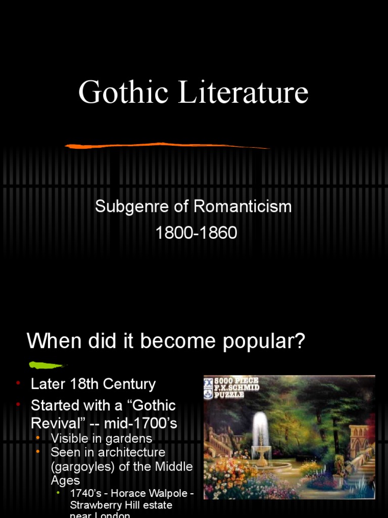 Gothic Literature | PDF | Gothic Fiction | Romanticism