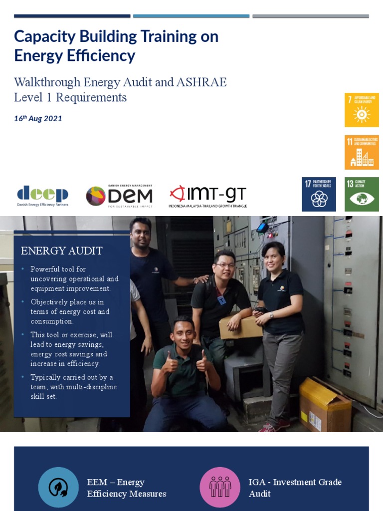 Module 3 - Intro To Energy Audit (ASHRAE STD) - Summary | PDF | Audit ...