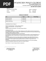Positive Dengue Fever Test Report Format Example Sample Template Drlogy ...