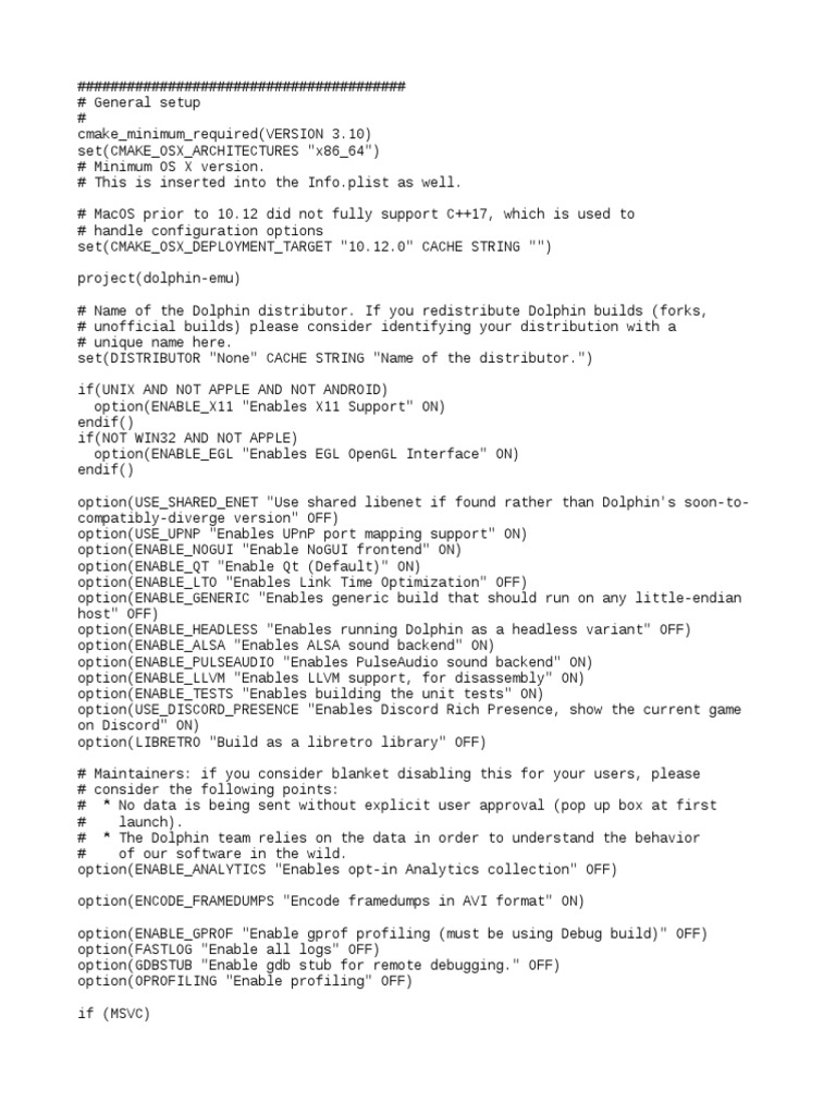 CMake Lists | PDF | C++ | Computer Science