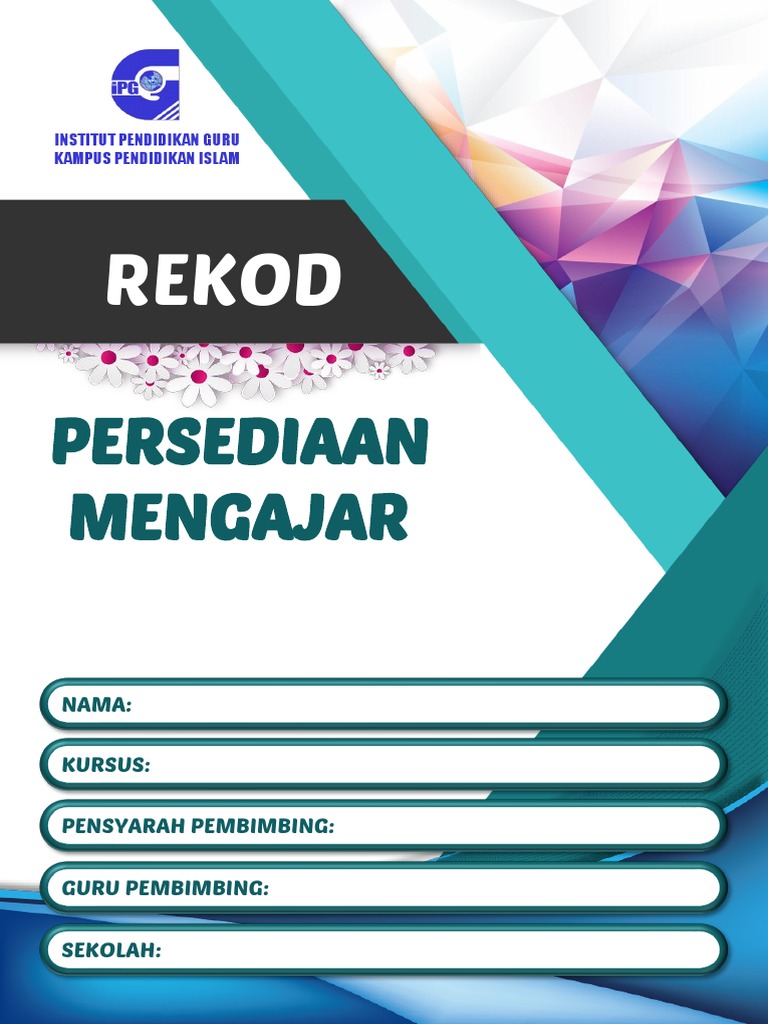 Cover-Fpk-Fpg-Biodata Buku Rekod | PDF
