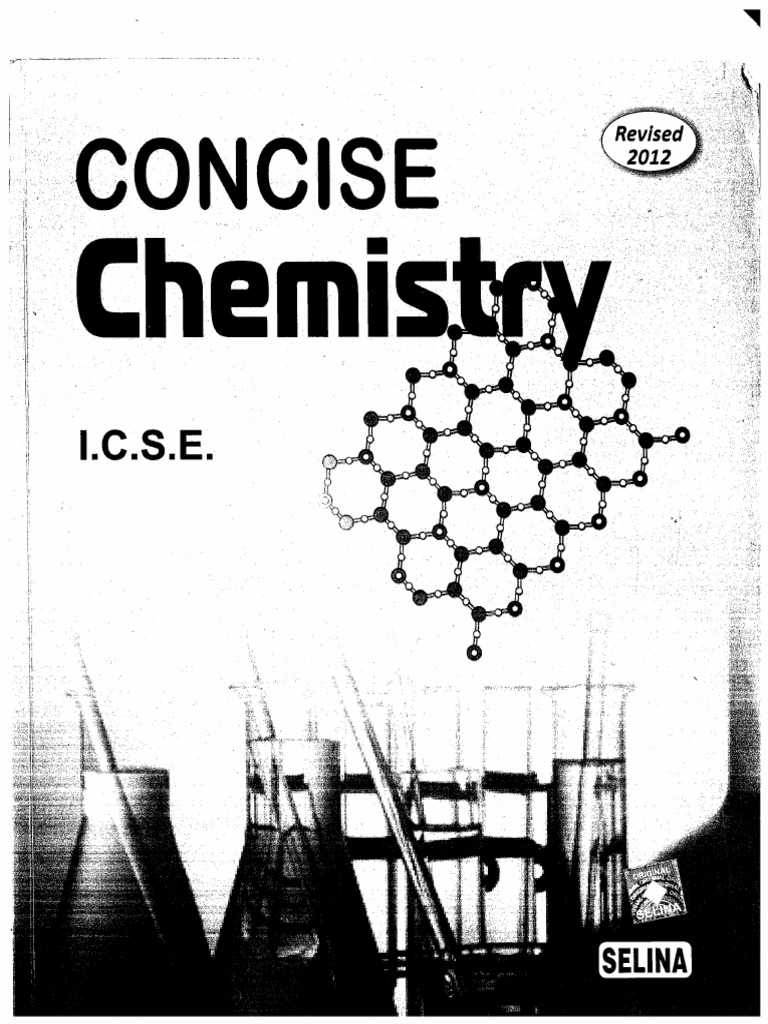 ICSE - Class10 - Chemistry Text Book PDF | PDF