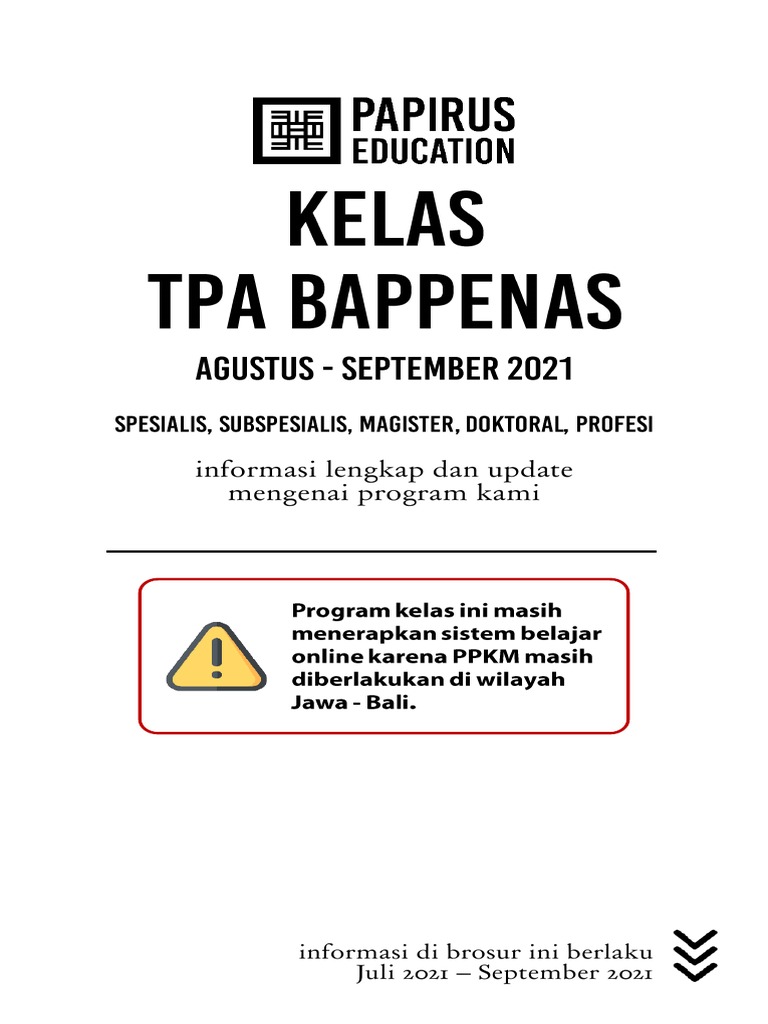 KELAS PAPIRUS TPA | PDF
