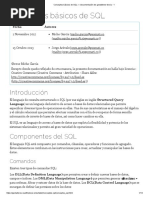 Lenguaje SQL Mapa Conceptual | PDF | SQL | Bases de datos