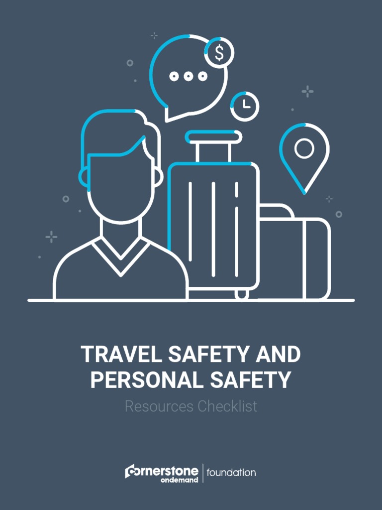 Travel Safety and Security Checklist | PDF | Traffic | Passport