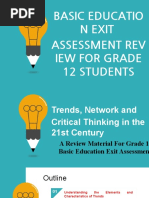 Trends Networks and Critical Thinking Module 1 | PDF | Social Science
